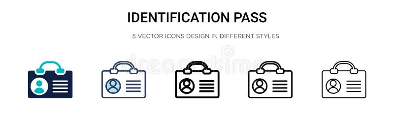 Car Pass Designs for Id Cards Stock Illustration - Illustration of ...