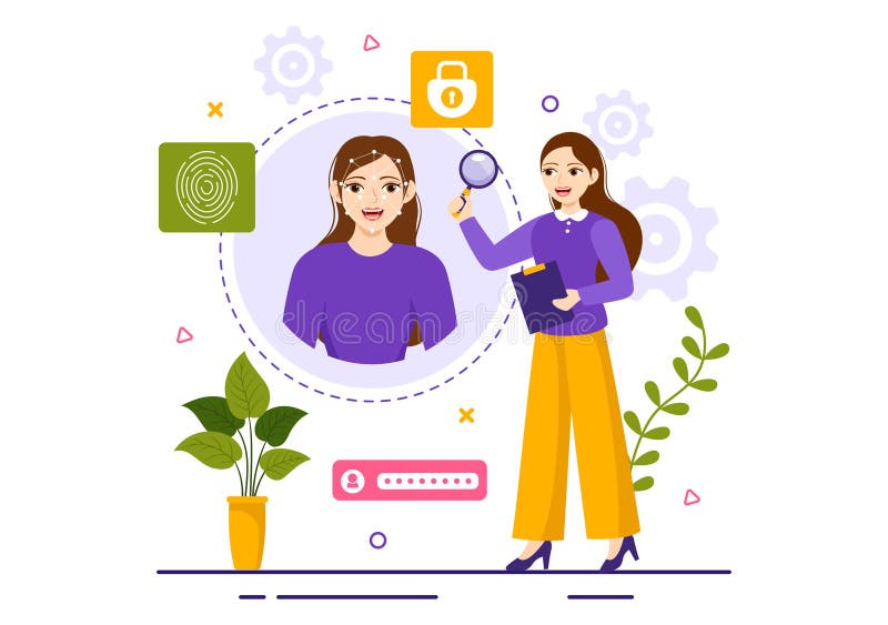 Face Id Card Stock Illustrations – 1,811 Face Id Card Stock ...