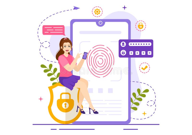 Identification Vector Illustration of Identity Card with Photo ...