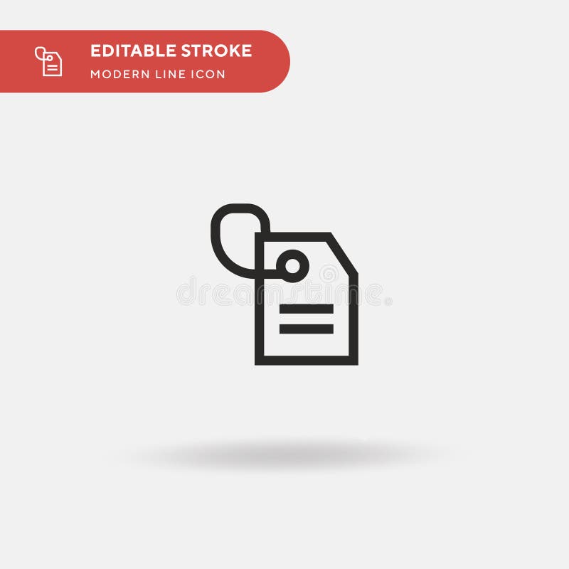 Identifier Simple Vector Icon. Illustration Symbol Design Template for ...