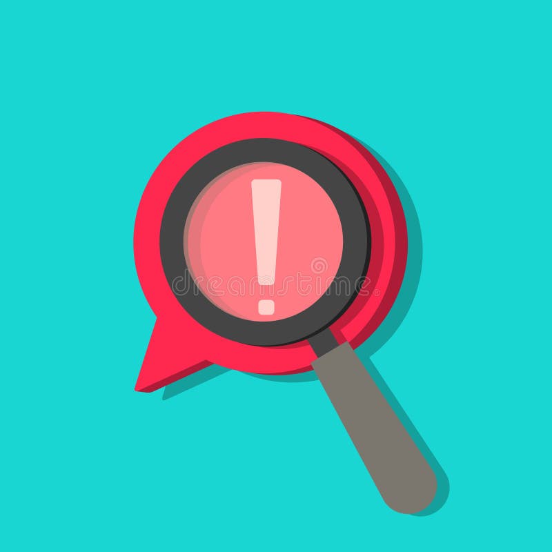 Identify Risk Icon. Icon of Censored. Search with Magnifier in Comment ...