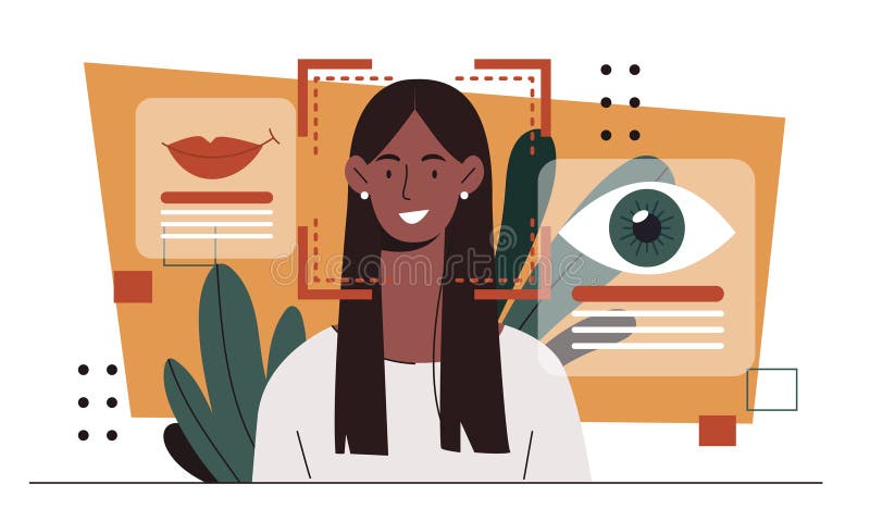 Identify Womans Emotions Vector Stock Vector - Illustration of ...