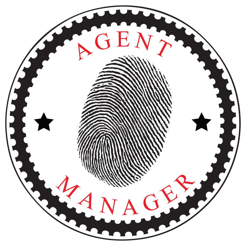 Identifying an Agent or Manager Stock Vector - Illustration of vector ...