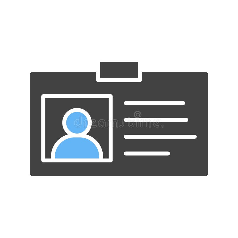 Identity Card Icon Vector Image. Stock Vector - Illustration of ...
