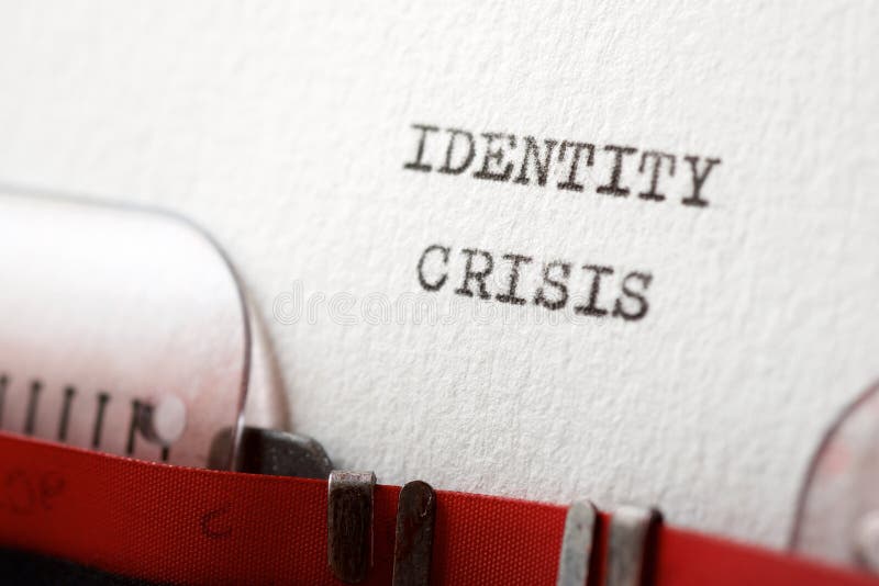 Identity crisis concept stock image. Image of retro - 236518015