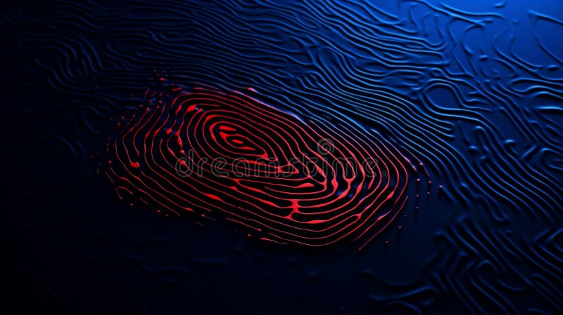 Blue Pattern Texture Technology Wave Fingerprint Abstract Background ...