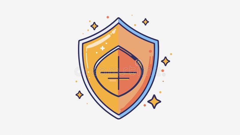 Identity Protection Shield Icon for Secure Data Privacy in ...