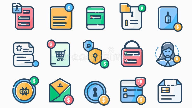 Identity and Security Password Icon for Professional Use Stock Vector ...