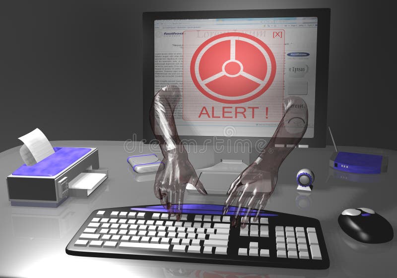 Identity theft alert stock photo. Image of cypher, alert - 10159792