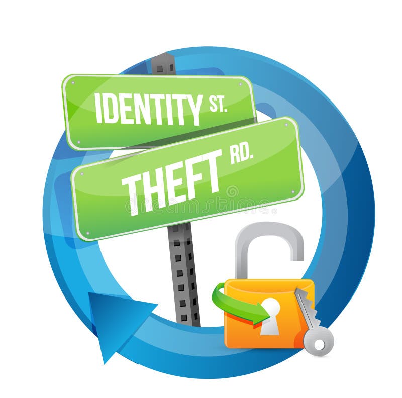 Identity Theft stock illustration. Illustration of develop - 4679237