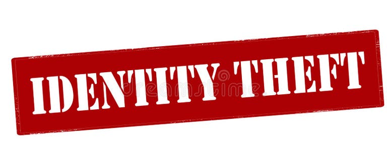 Identity theft stock illustration. Illustration of stamp - 108502819