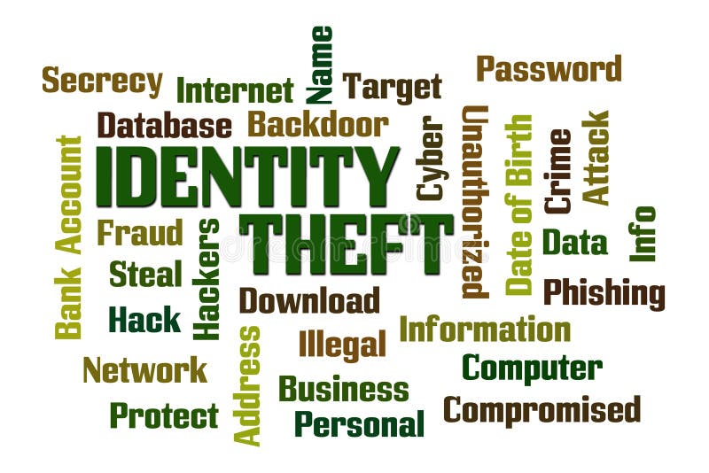 Identity Theft Card stock illustration. Illustration of bogus - 24141303