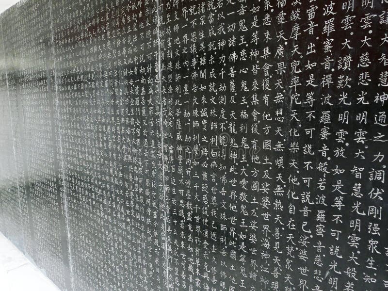 Ideogrammi Cinesi Su Fondo Astratto Immagine Stock - Immagine di ...