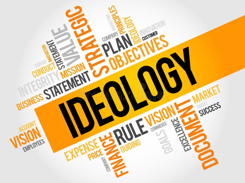 Ideology word cloud stock illustration. Illustration of customer ...