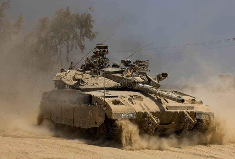 IDF Tank editorial image. Image of border, peace, conflict - 8337775