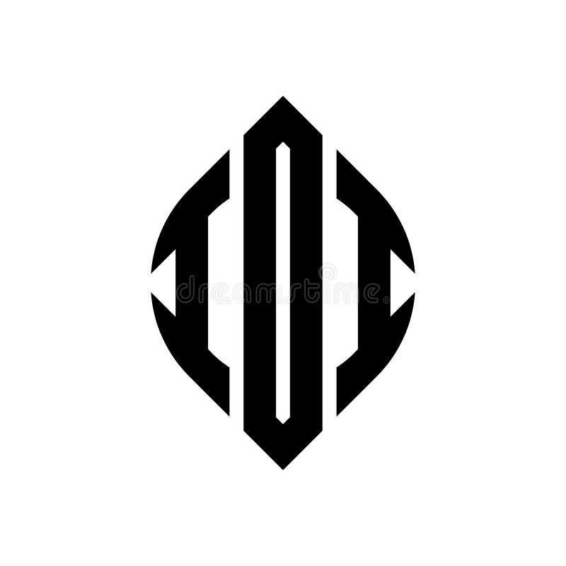 IDI Circle Letter Logo Design with Circle and Ellipse Shape. IDI ...