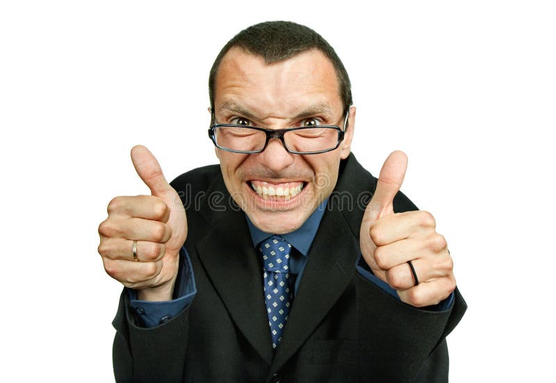 Homme idiot photo stock. Image du amusement, glaces, regard - 37855040