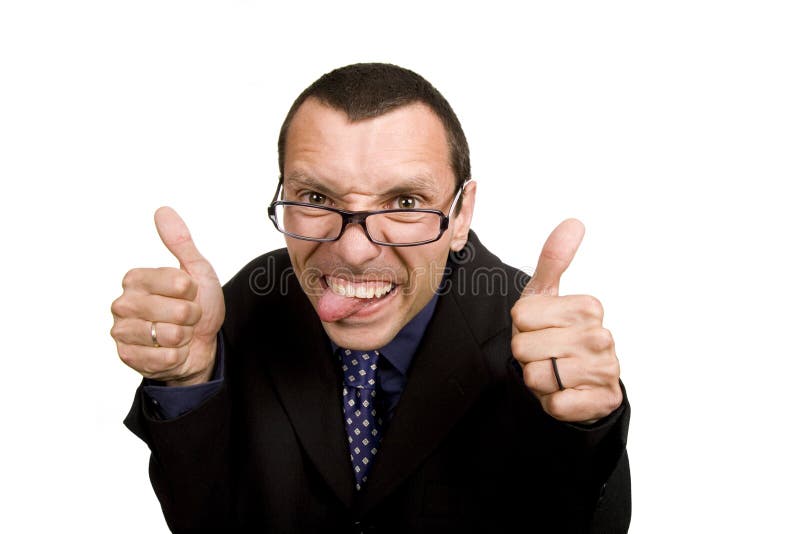 Homme idiot photo stock. Image du amusement, glaces, regard - 37855040