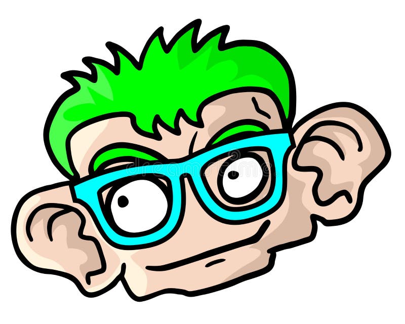 Idiot face stock vector. Illustration of adult, funny - 31131061