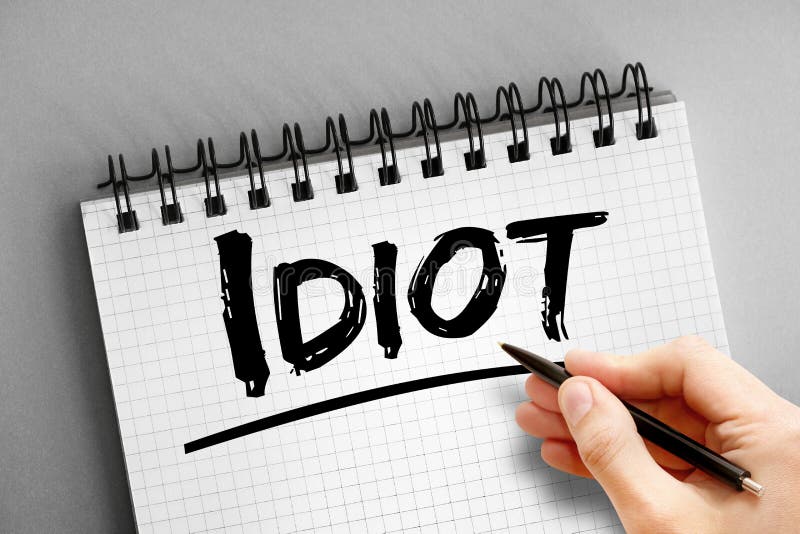 196 Idiot Text Stock Photos - Free & Royalty-Free Stock Photos from ...