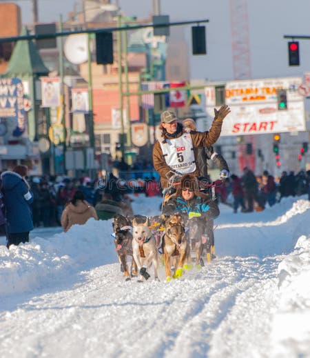 Iditarod Start editorial image. Image of alaska, sports - 38419235