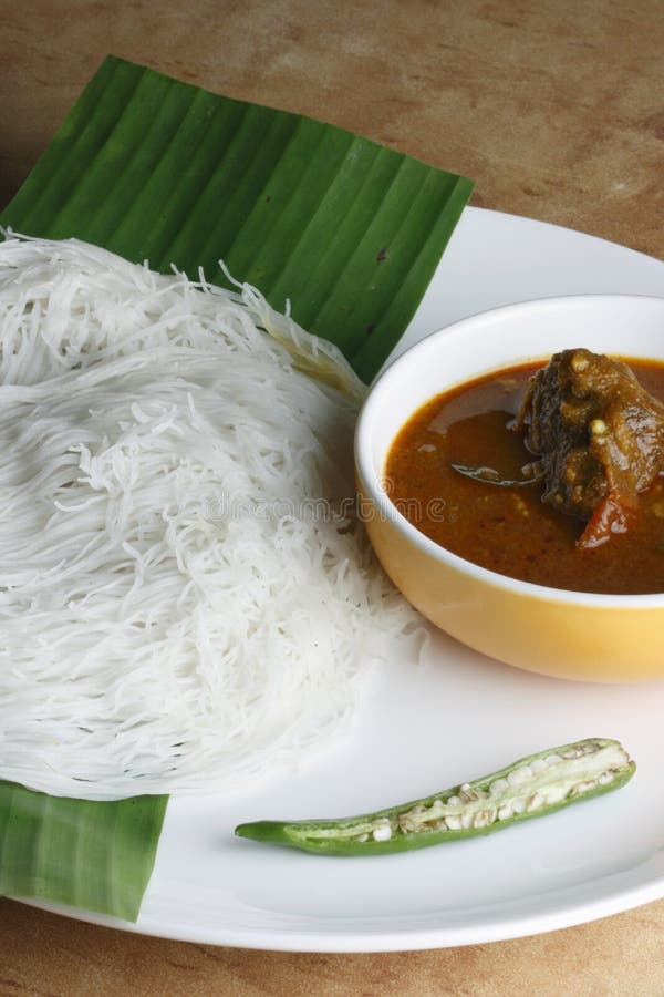 Idiyappam - String Hoppers from Kerala, India Stock Image - Image of ...