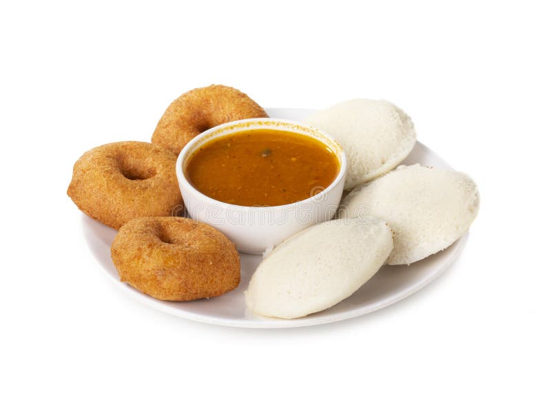 Idli Vada South Indian Food Stock Image - Image of cultural, pakistani ...