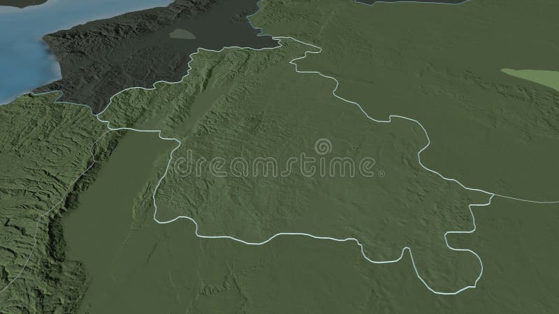 Idlib, Syria - Outlined. Administrative Stock Illustration ...