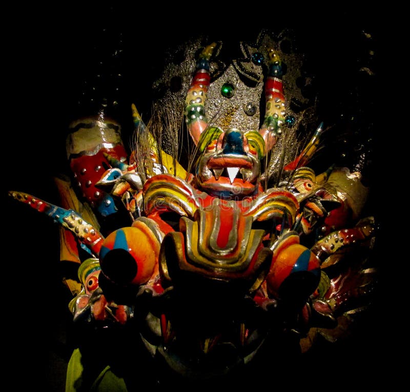 Idol Mask in La Paz Museum, Bolivia Editorial Stock Photo - Image of ...
