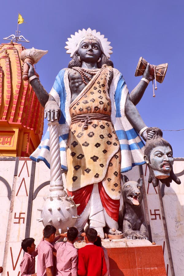 Dea Kali Ma Murti in Tempio Di Jaipur Vicino a Smashan Locale Statu ...