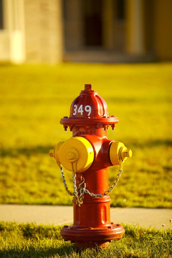 Idrante Aperto Che Spruzza Acqua Ad Alta Pressione Immagine Stock ...