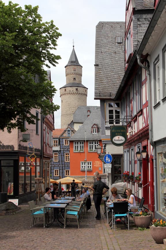 Idstein, Alemania foto editorial. Imagen de asoleado - 73130491