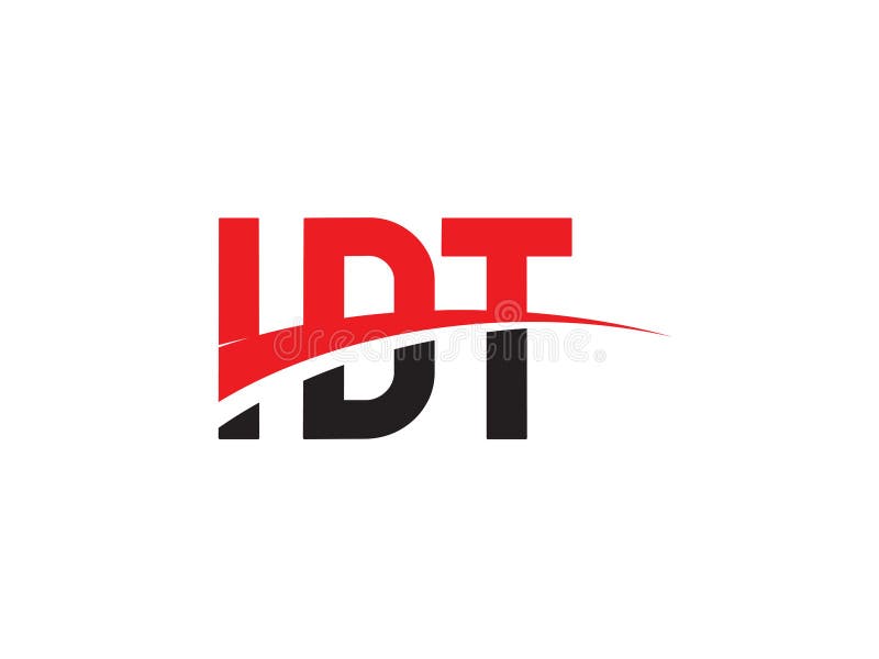 IDT Letter Initial Logo Design Vector Illustration Stock Vector ...
