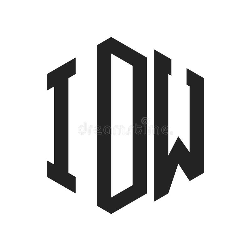 IDW Logo Design. Initial Letter IDW Monogram Logo Using Hexagon Shape ...