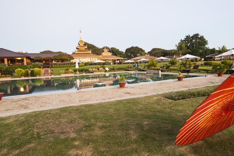 Idyllc resort. editorial photo. Image of sunset, restful - 36230156