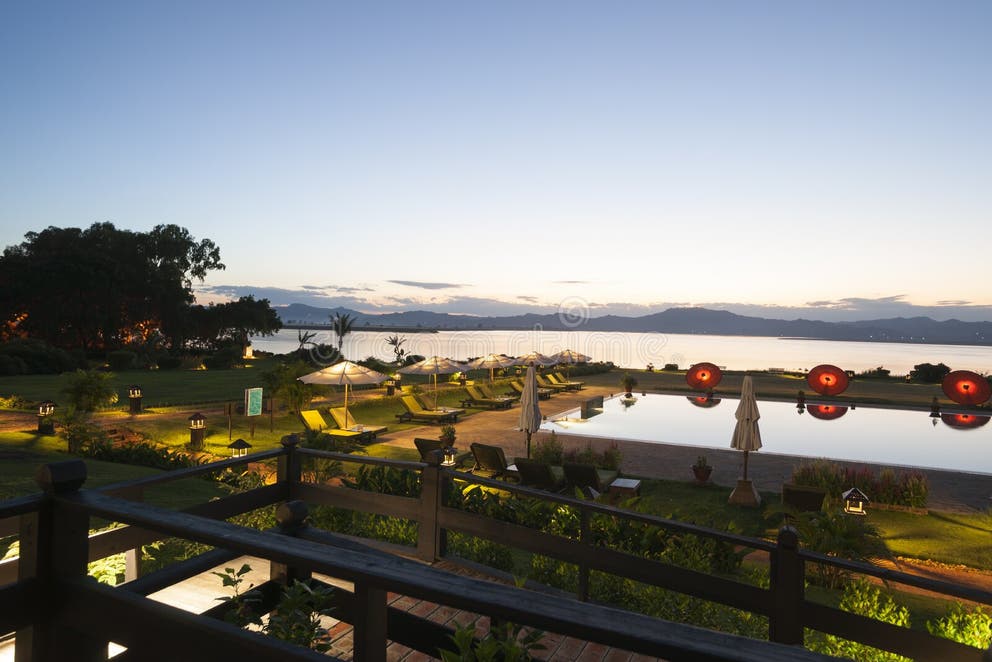 Idyllc resort. stock photo. Image of peaceful, landscape - 36230280