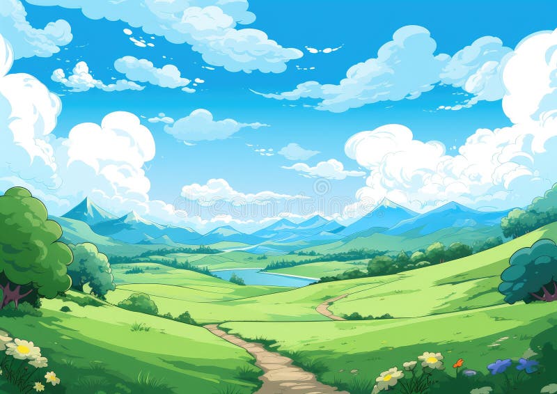 Cartoon Valley Stock Illustrations – 17,013 Cartoon Valley Stock ...