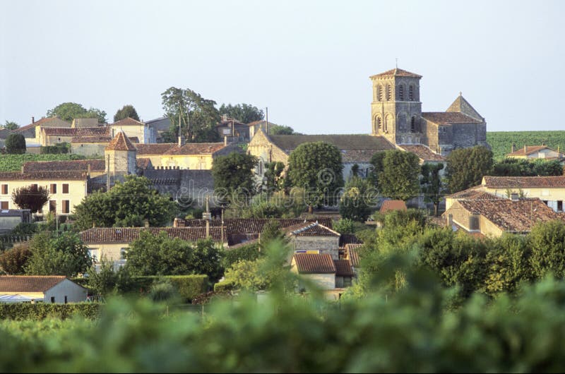 Idyllic city stock photo. Image of church, romanic, roof - 15420216