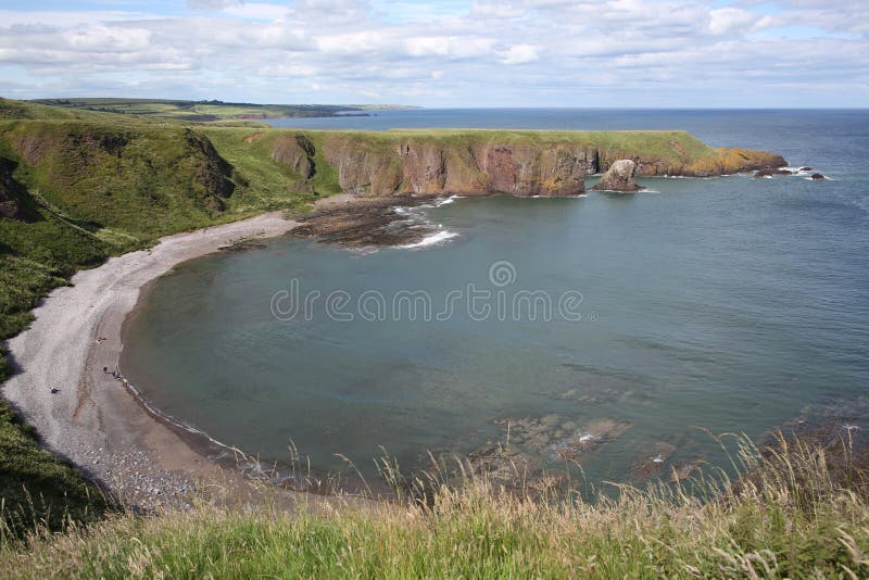 Idyllic Coast in Scotland, Great Britain Stock Photo - Image of view ...
