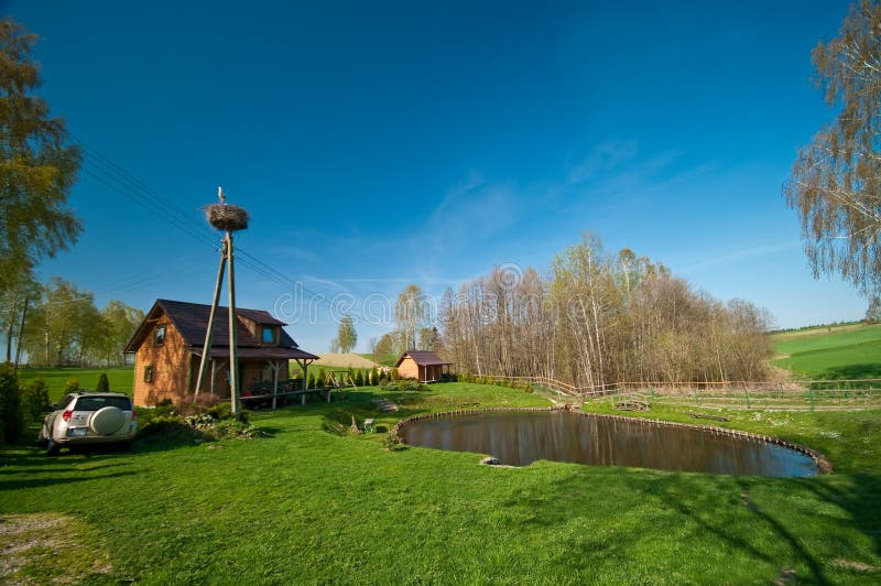 Idyllic Countryside Getaway Stock Photo - Image of daytime, peace: 24654232