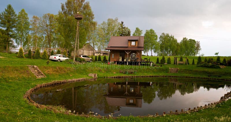 Idyllic Countryside Getaway Stock Photo - Image of daytime, peace: 24654232