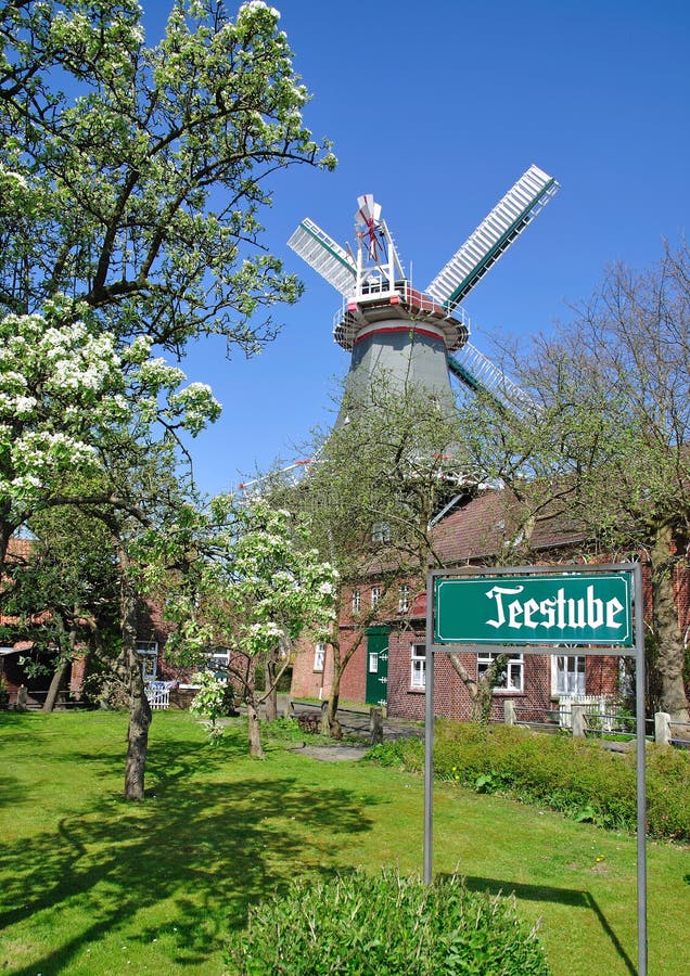 Idyllic Eastern Frisia,Germany Stock Image - Image of tourism, northern ...