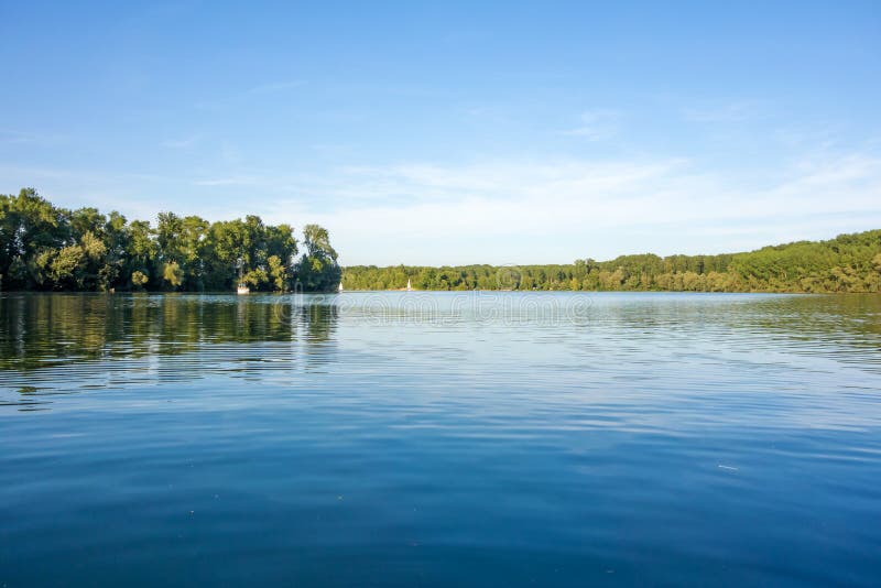 Idyllic pond stock image. Image of beautiful, color, season - 30372709
