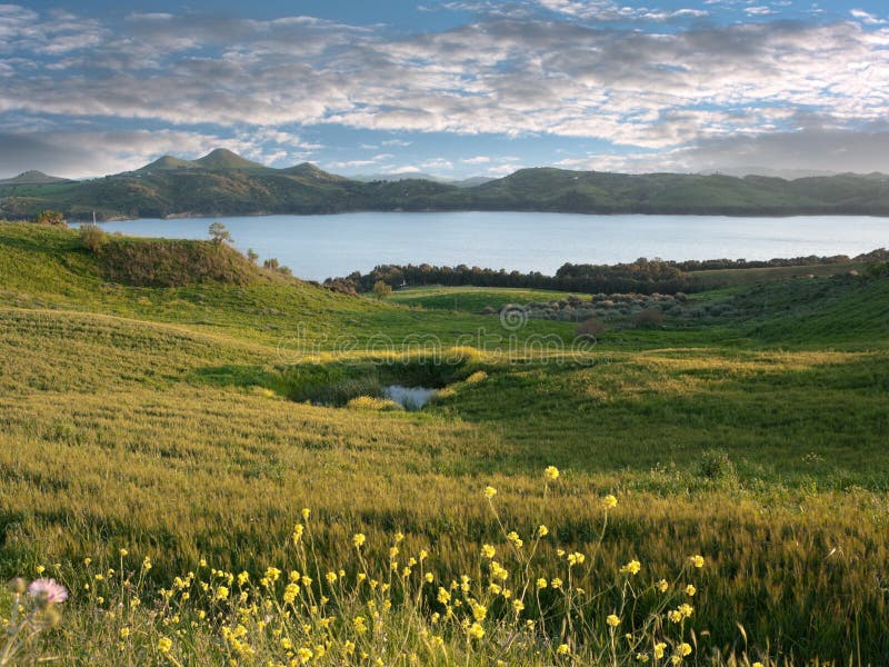 Idyllic Landscape in the Alps with Mountain Chalet Stock Image - Image ...