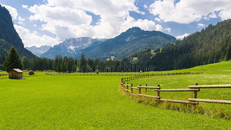 Idyllic mountain landscape stock image. Image of paradise - 69439321