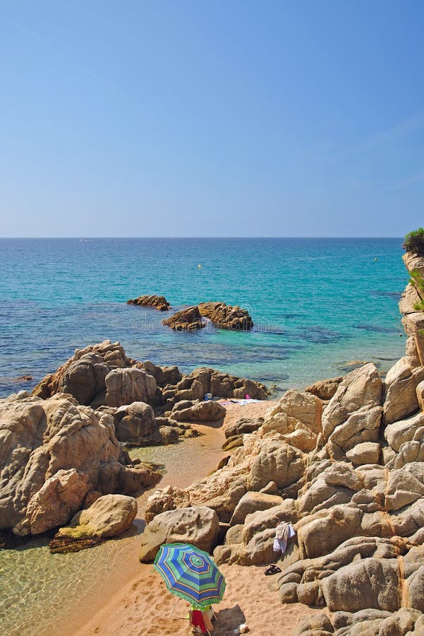 Idyllic Place on the Costa Brava Stock Image - Image of lloret, coast ...