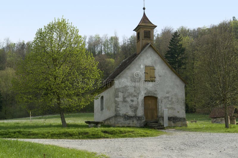 Idyllic small chapel stock photo. Image of exterior, chapel - 21819456