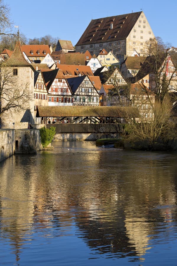 Idyllic Small Town Schwaebisch Hall Germany Stock Photos - Free ...