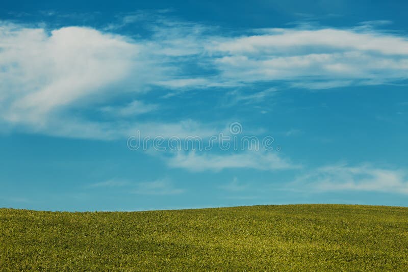 Idyllic summer landscape stock photo. Image of land, nature - 73269494
