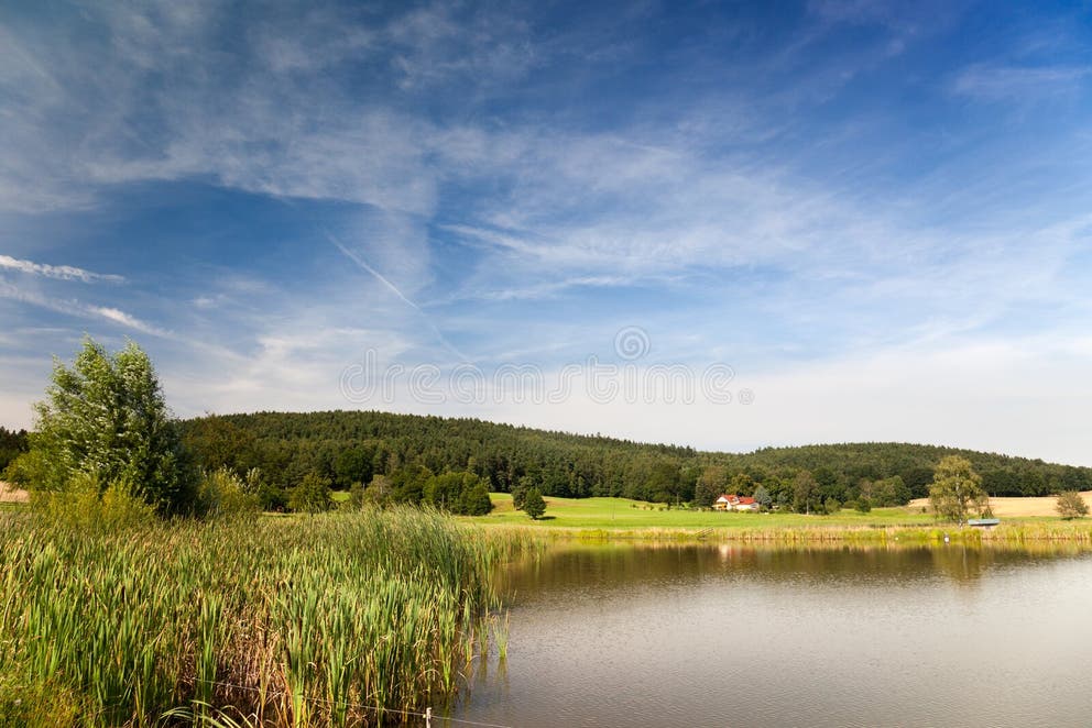 Idyllic water stock image. Image of bank, bucolic, idyll - 24253099
